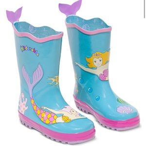 Kidorable | Shoes | New Kidorable Little Girls Mermaid Rain Boots Shoes ...